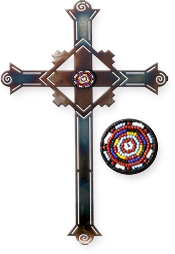 Southwest Inspired Cross by Artist Robert Shields – Rockin M Tack ...