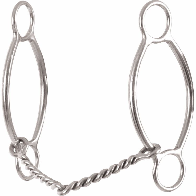 Simplicity II Twisted Wire Snaffle Barrel Bit – Rockin M Tack & Home ...